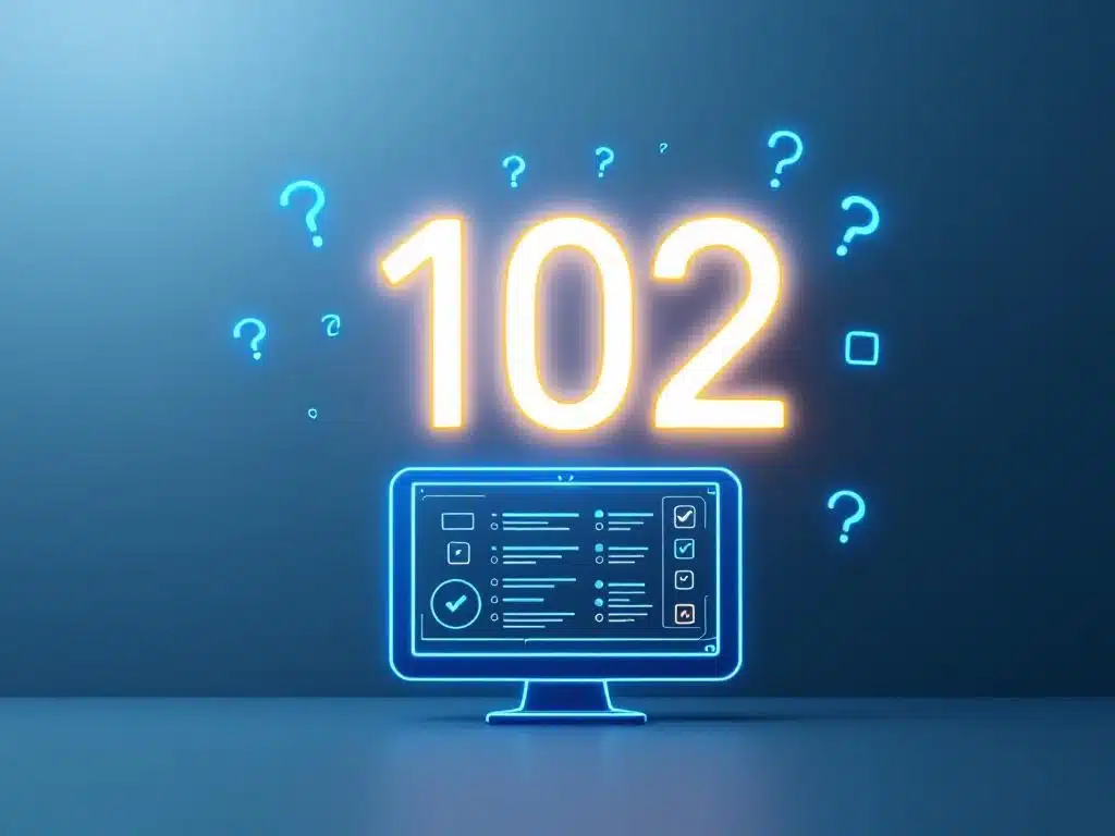 Hoeveel vragen staan er op MD 102? - Startel