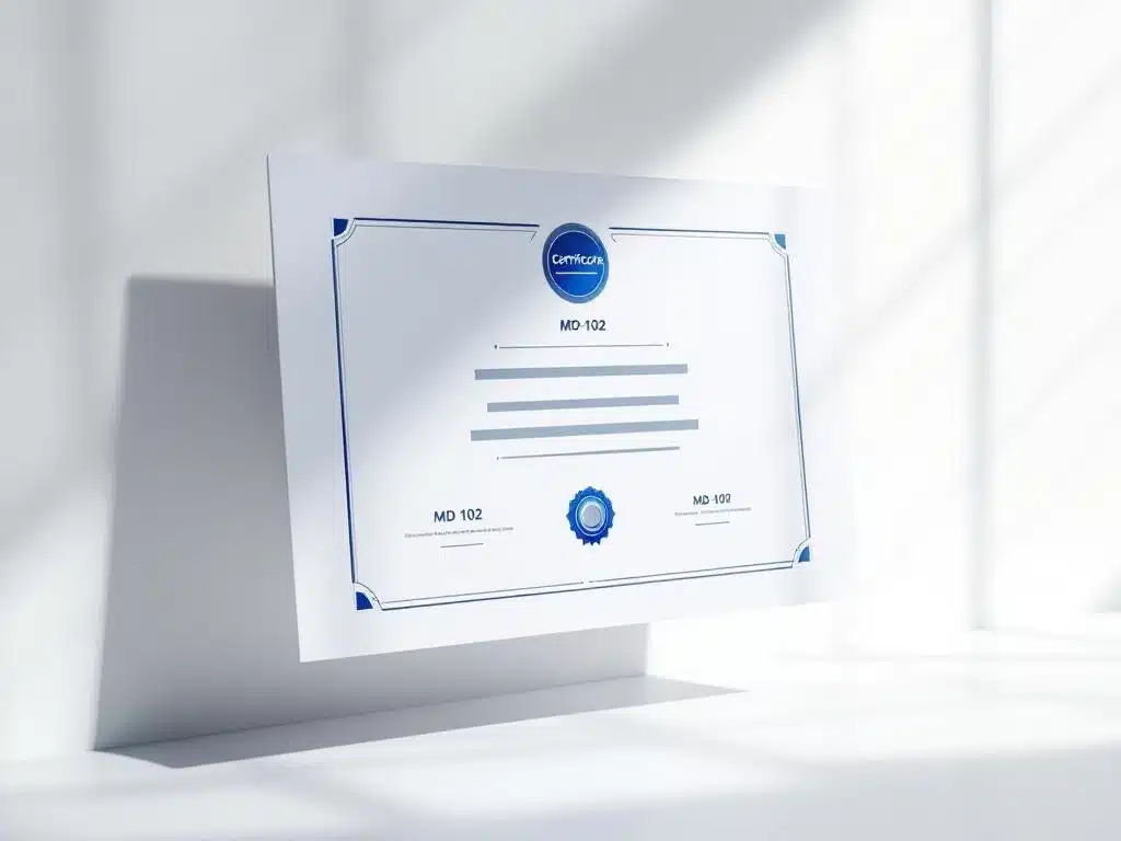 Is MD 102 een goed certificaat? - Startel