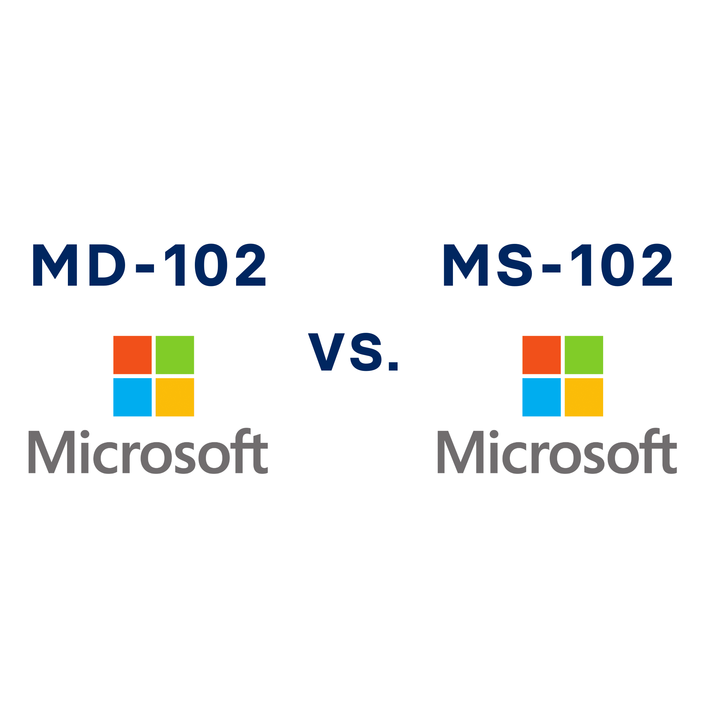 Wat is het verschil tussen MS-102 en MD-102? - Startel